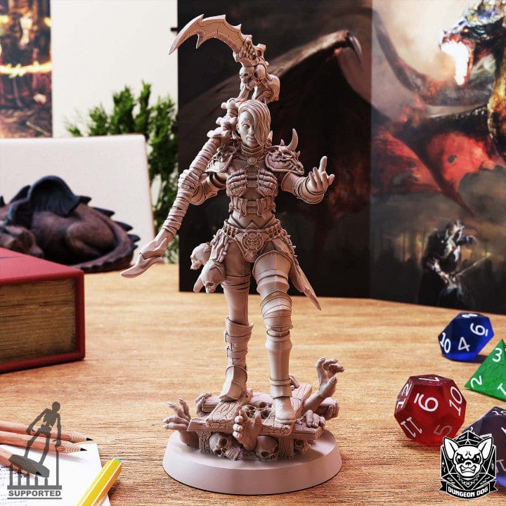 Necromancer Summoner Unpainted - Custom Mini