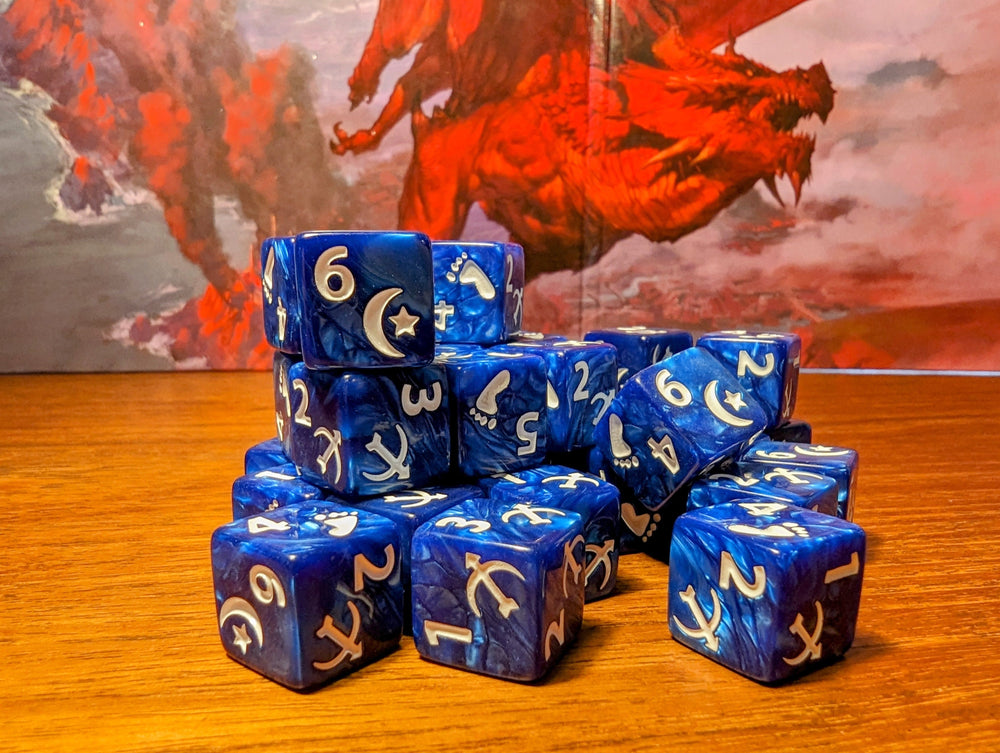 Moon warrior dice d6