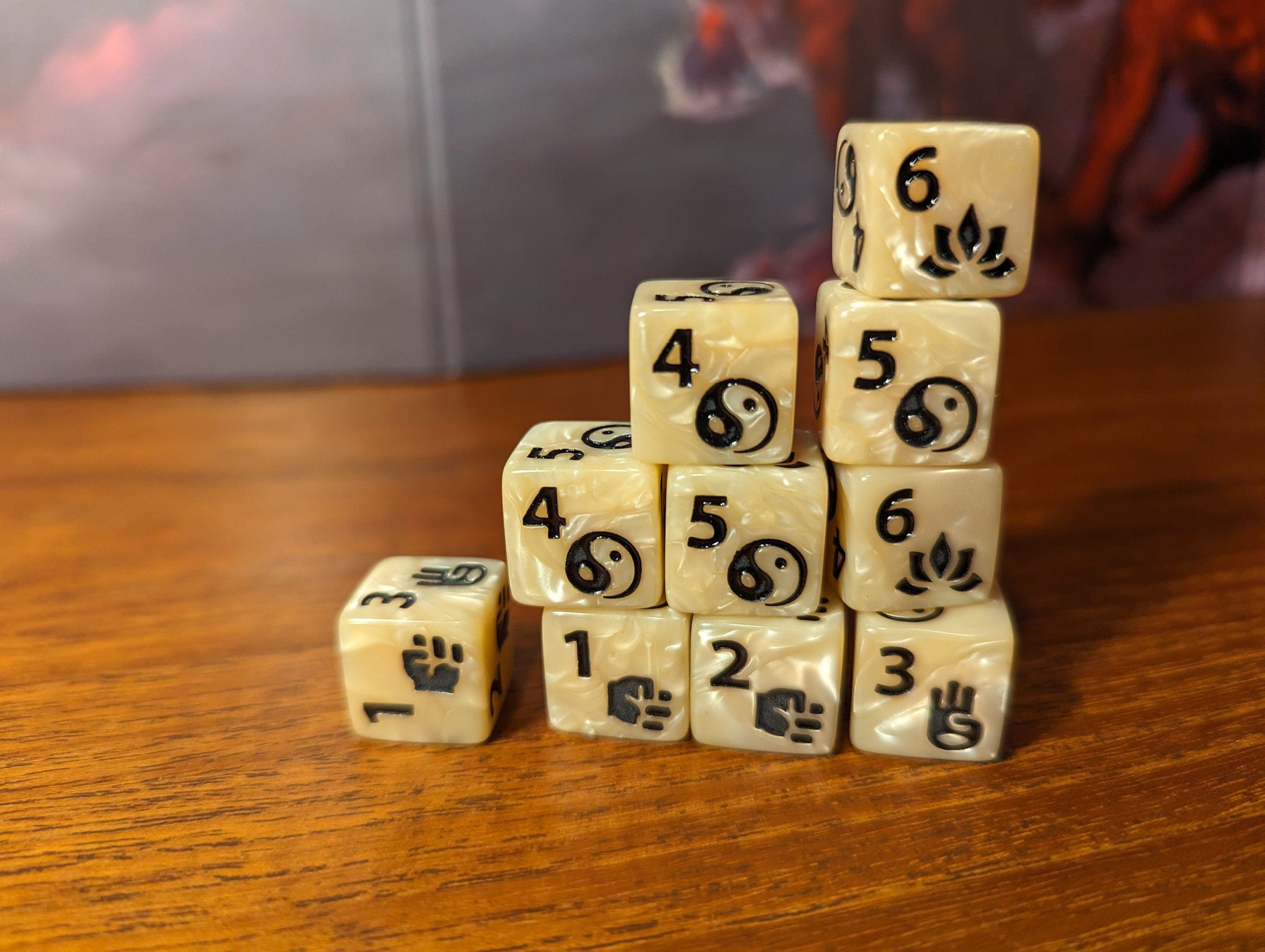 Monk dice d6