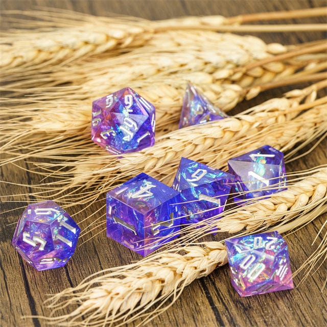 Blue & Pink dice set - Sharp dice