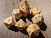 Sandstone dice set